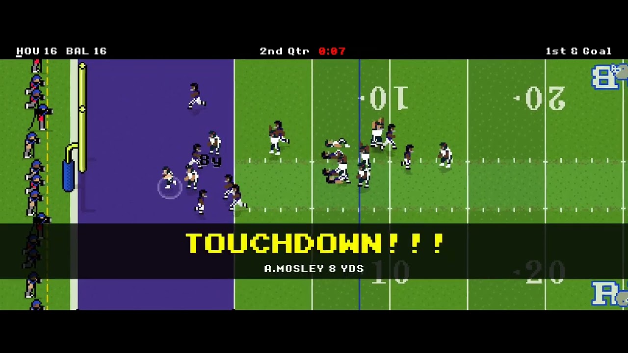 Retro Bowl Football Season 2 Week 15 Houston Texans vs Baltimore Ravens ...