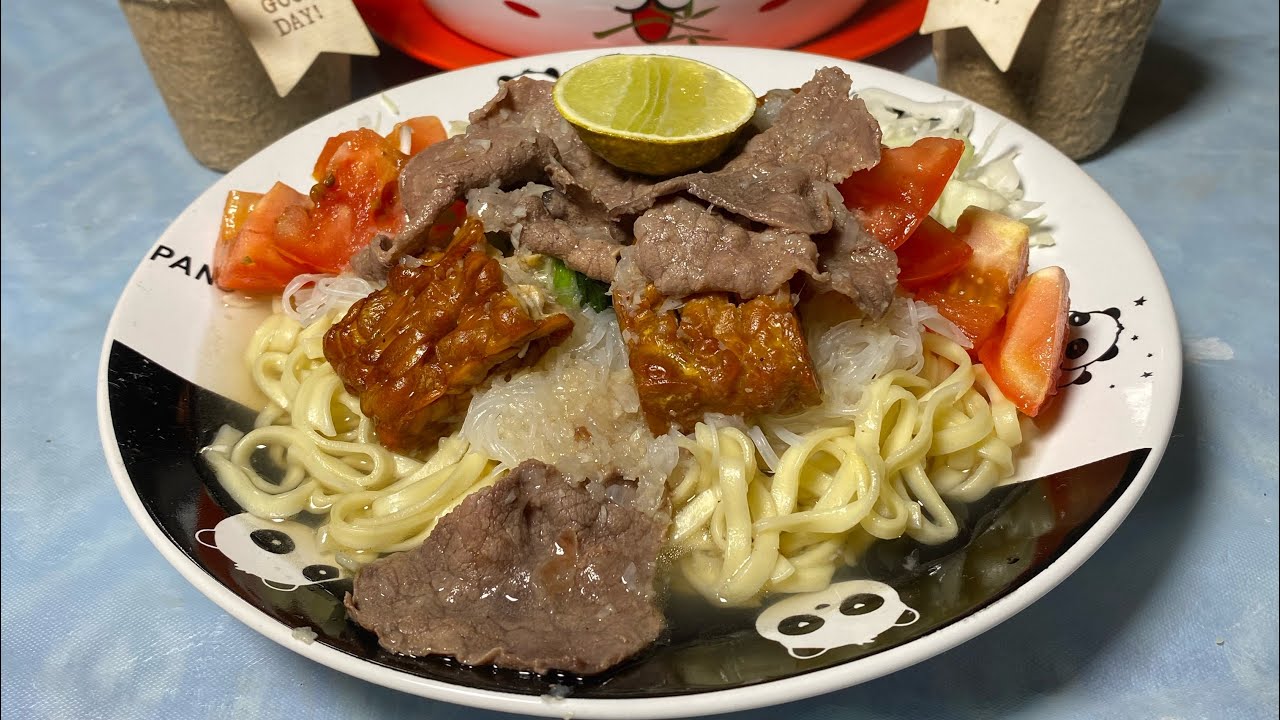 Bakmi Kuah Daging Sapi (recipe on the description) - YouTube