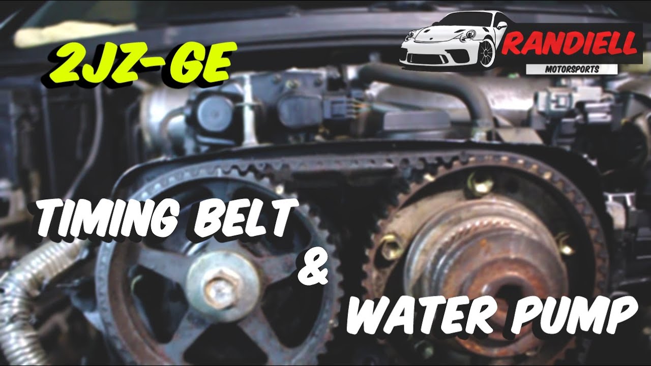 LEXUS IS300 2JZ-GE WATER PUMP AND TIMING BELT REPLACEMENT - YouTube