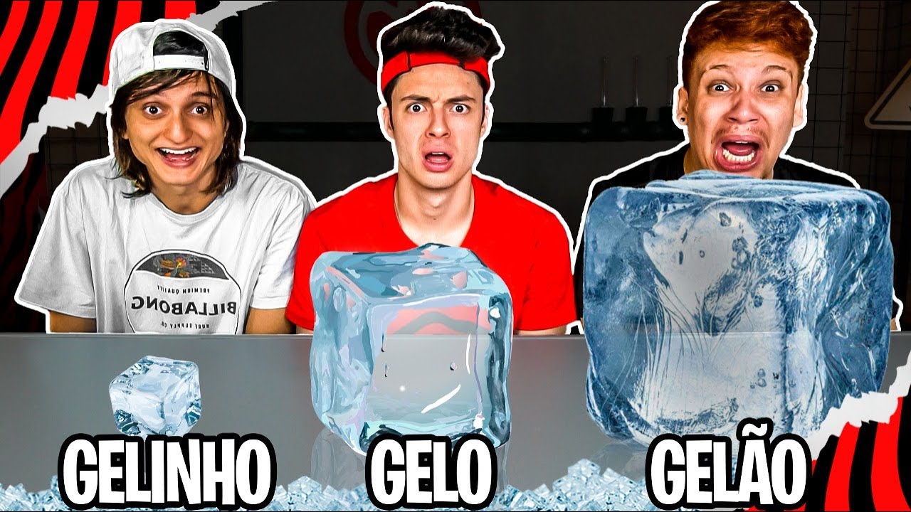 GELO, GELINHO OU GELÃO - Desafio - YouTube