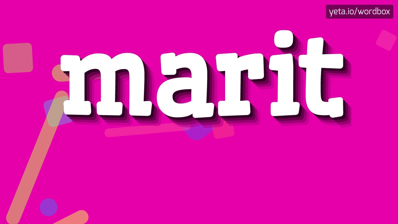 MARIT - HOW TO PRONOUNCE IT!? - YouTube