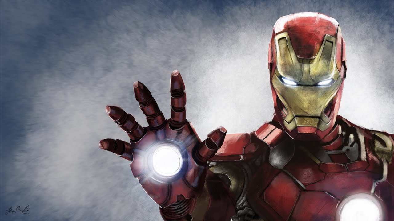 Iron Man - iPad Art - Speed Painting - YouTube