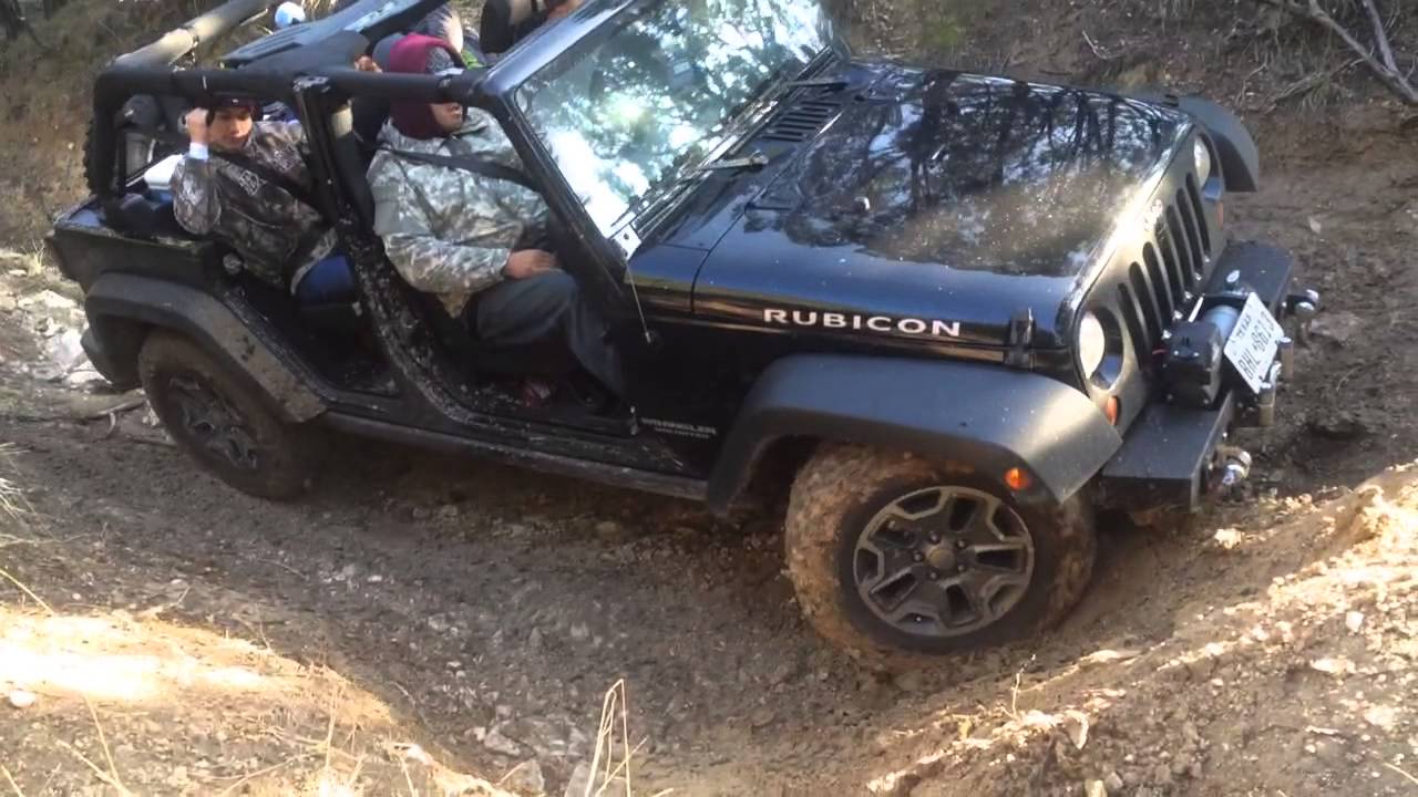 Jeep JK Rubicon trail ride - YouTube