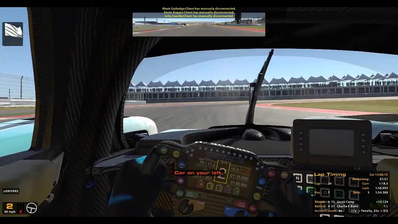 iRacing LMP2 IMSA @ COTA - YouTube
