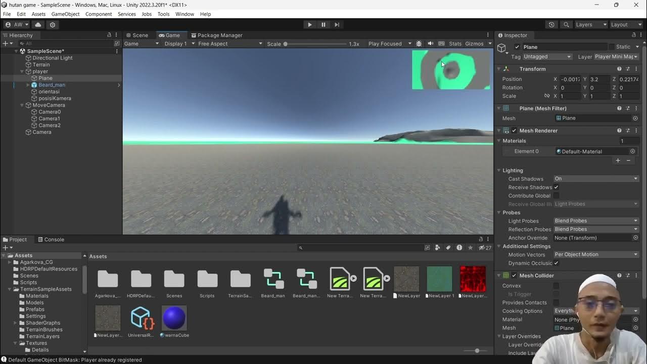Unity -9-Belajar 3D Mini Map Menggunakan Camera - YouTube