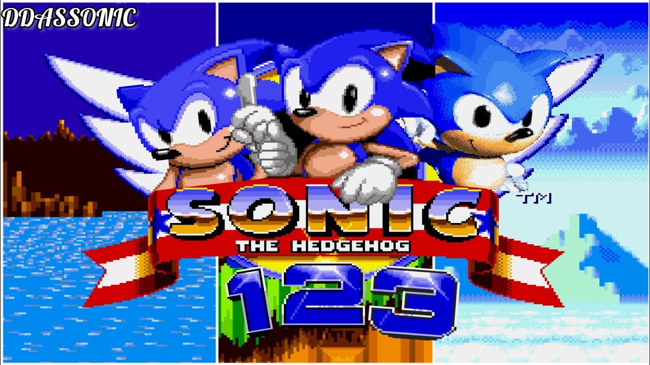 Sonic The Hedgehog in Sonic Classic Trilogy • Sonic Hack Longplay - YouTube