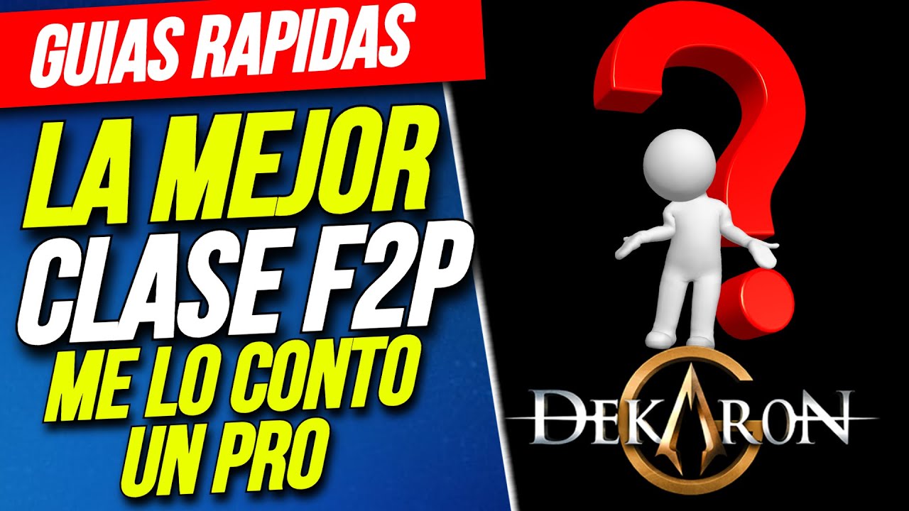 MEJOR CLASE de DEKARON G SIN INVERSION y AFK , consejo de un PROFESIONAL ! ( Juego NFT P2E ...