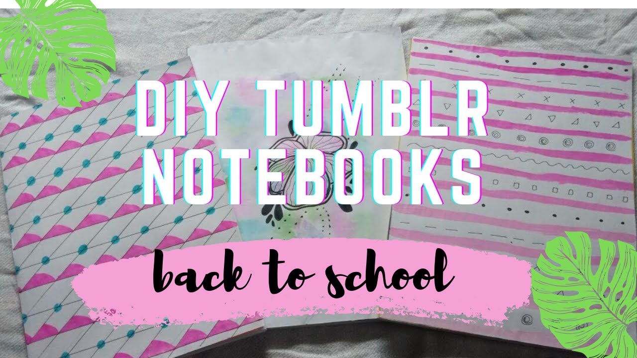 DIY NOTEBOOKS ideas | BACK TO SCHOOL 2020 book covers - YouTube