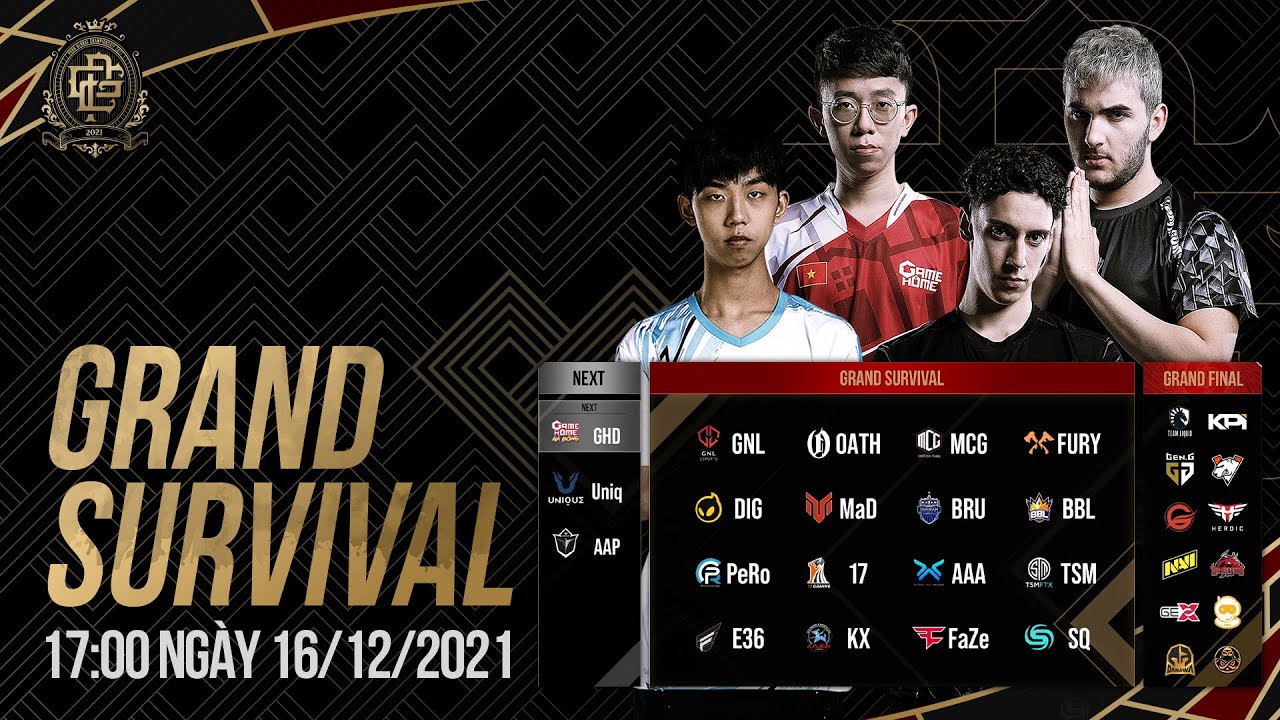 🏆[PGC 2021] GRAND SURVIVAL: 🇻🇳 GAMEHOME, 🇺🇸 SONIQS, 🇦🇺 FURY, 🇨🇳 MCG, 🇨🇳 PERO, 🇹🇭 BRU... - YouTube