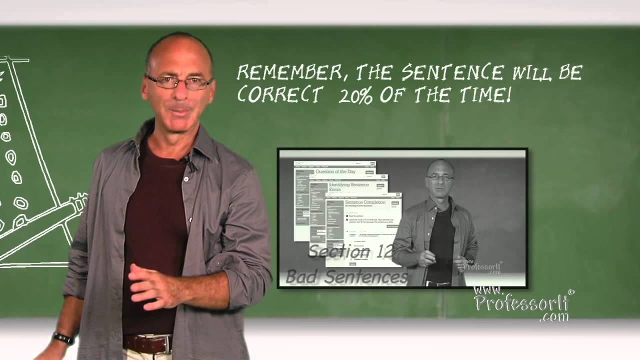 SAT Prep – Identifying Sentence Errors - YouTube