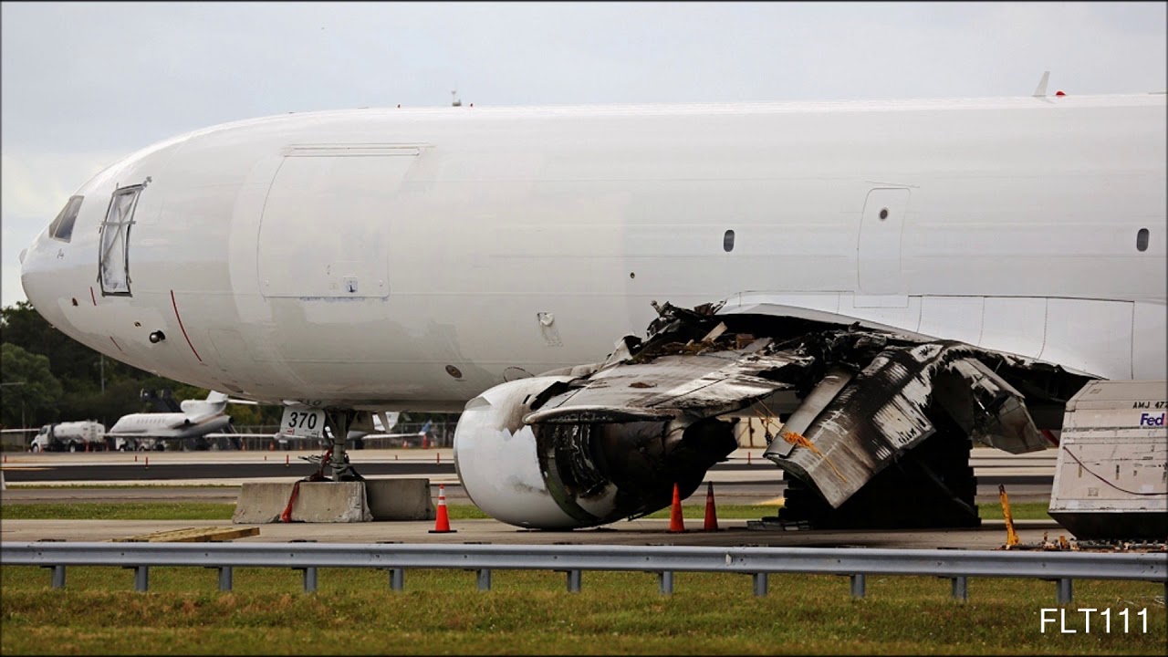FedEx Express (FedEx) Flight 910 - ATC Recording [LANDING GEAR FAILURE ...