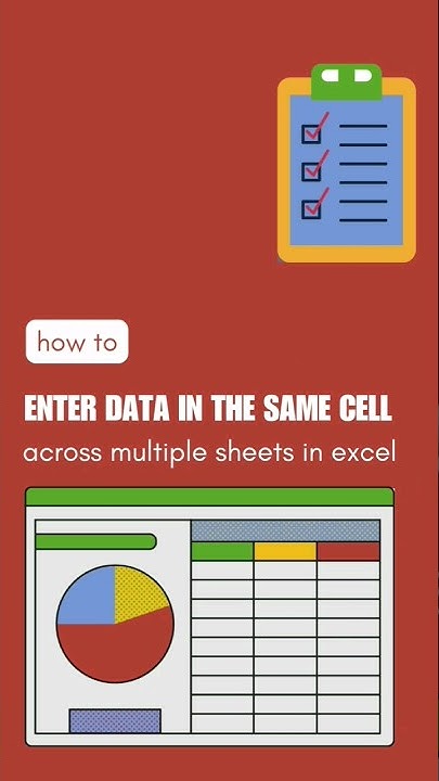 How to enter data in the same cell across multiple sheets in excel. #microsoftexcel # ...