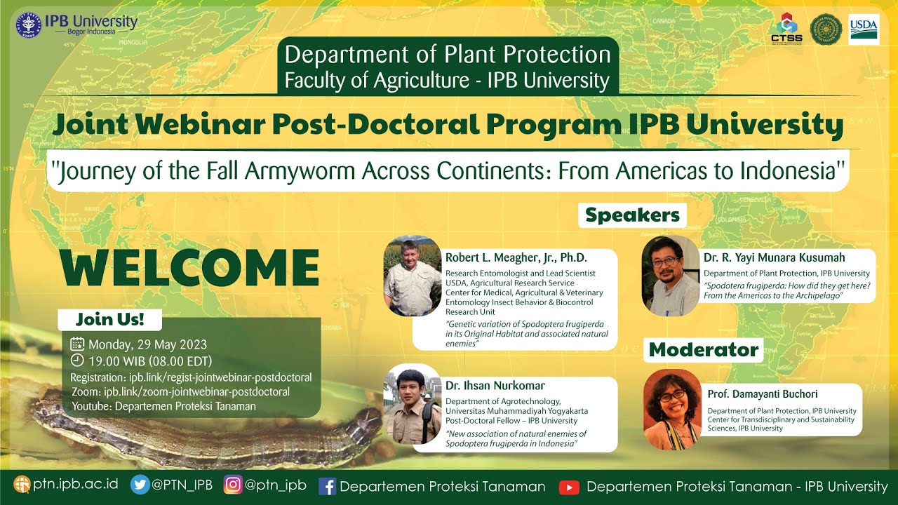 JOINT WEBINAR - Post Doctoral Program IPB University - YouTube