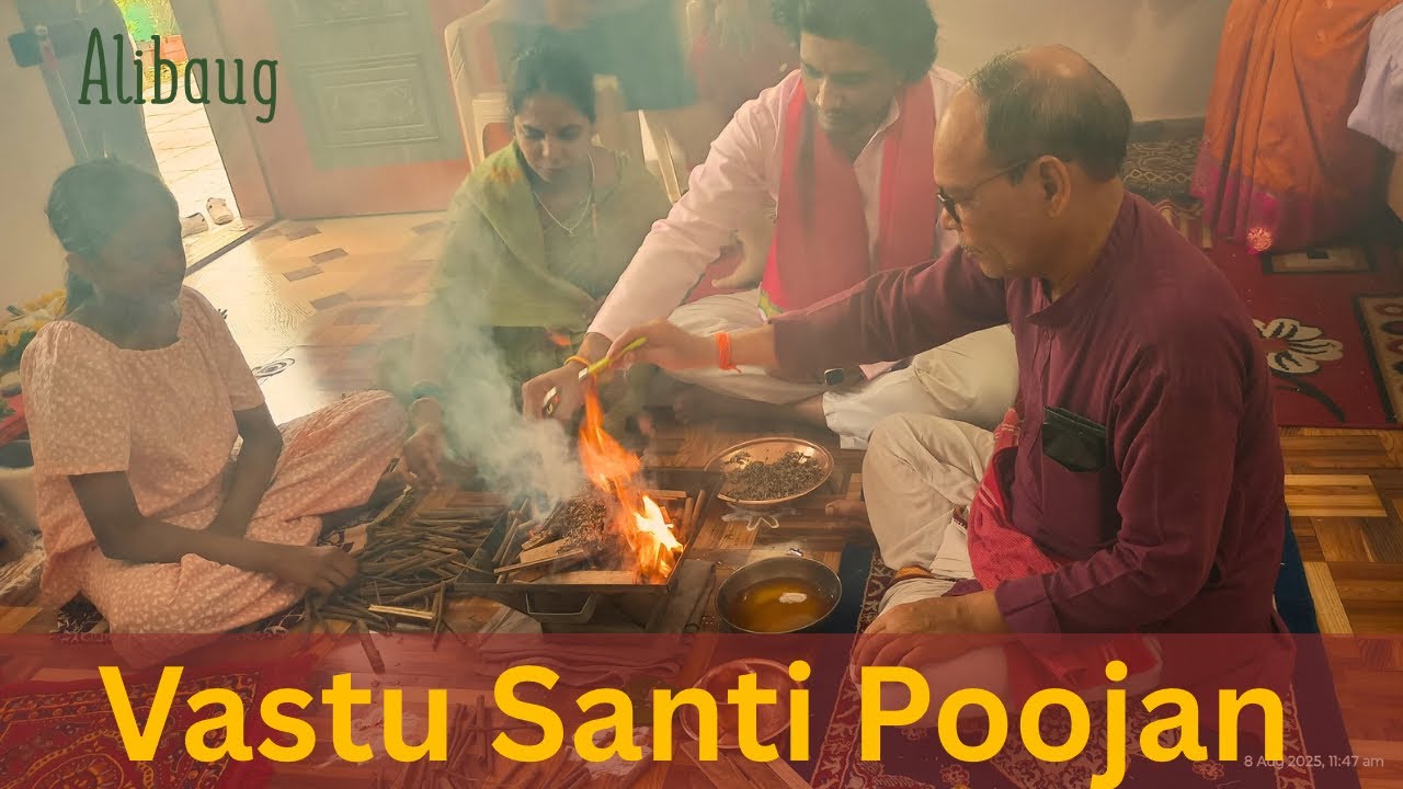 Vastu Shanti Poojan at Our Alibaug Home| Auspicious House Blessing ...