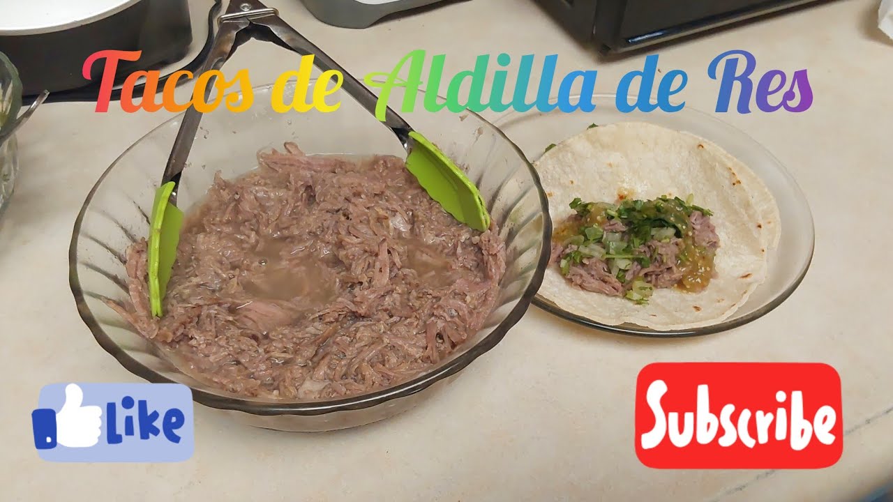 Tacos de Aldilla de Res - YouTube