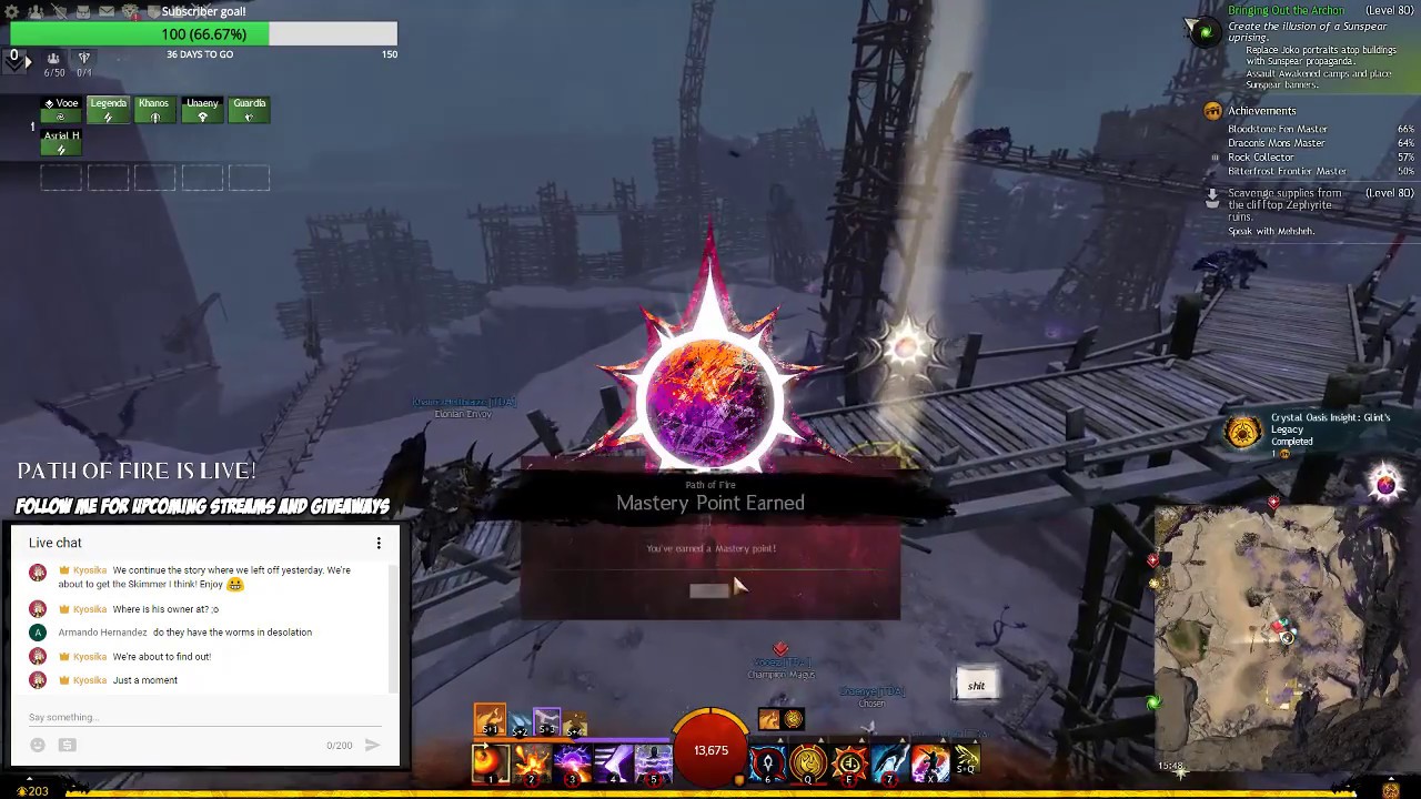 Guild Wars 2: Path of Fire - Glint's Legacy Mastery | READ DESCRIPTION ...