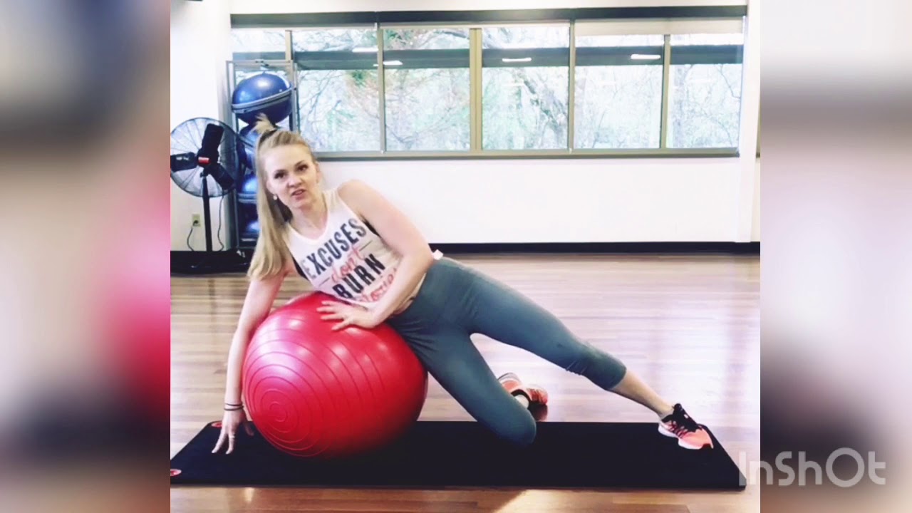 Hips, Thighs & Glutes Ball Workout | Danielle Mora Fitness - YouTube