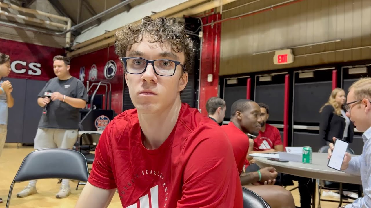 2023 Rutgers Media Day - Gavin Griffiths - YouTube
