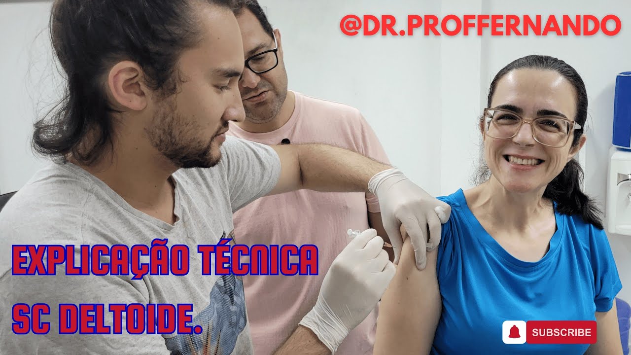 COMO FAZER UMA INJEÇÃO SUBCUTÂNEA NA REGIÃO DO DELTOIDE. - YouTube