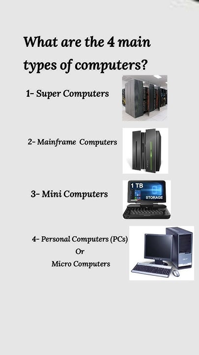 Types Of Computers Shorts Shortvideo Youtubeshorts Typesofcomputer Technology Education