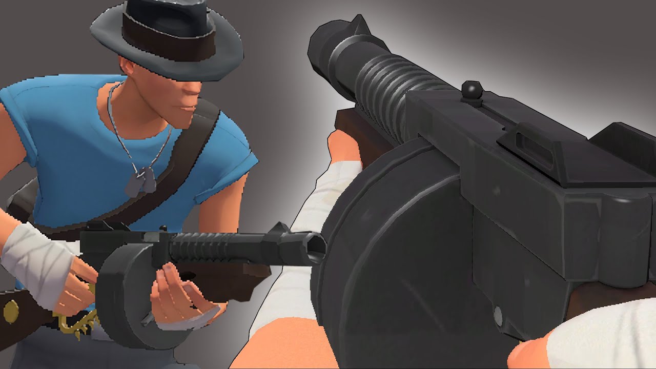 TF2 Scout is now a Gangster - YouTube