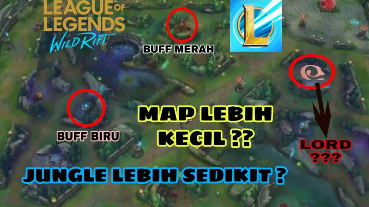 Buff, Map Dan Jungle League Of Legends Wild Rift Indonesia - LoL Mobile ...