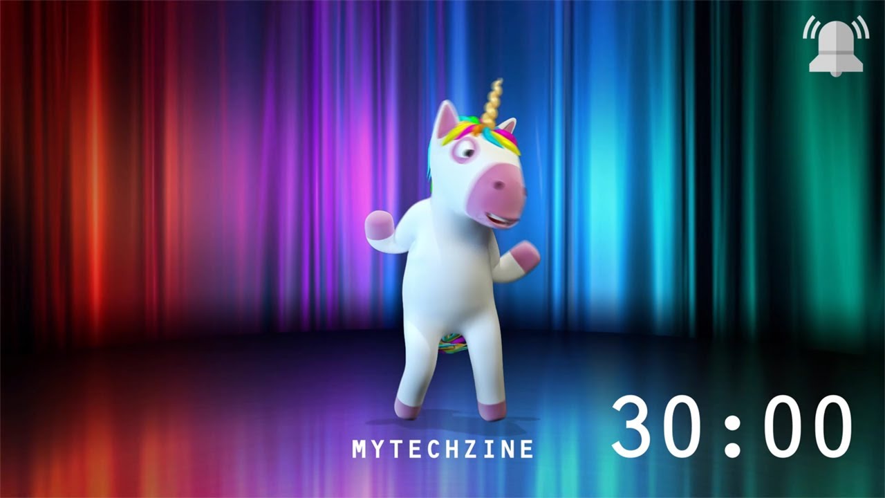 30 Minute Countdown Timer [Dancing Unicorn 🦄] - YouTube