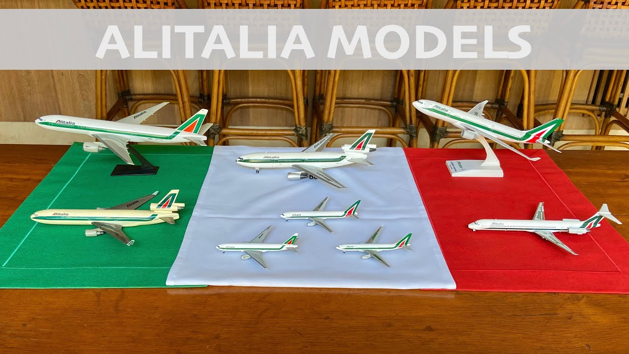 ALITALIA - Airplane Model Collection - YouTube