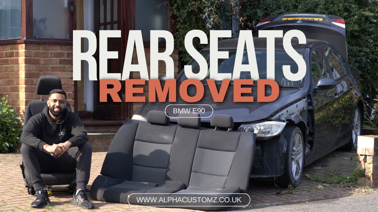 HOW TO REMOVE BMW 3 SERIES E90 REAR SEATS - YouTube
