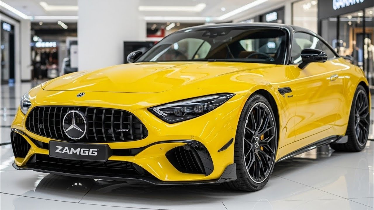 2026 Mercedes AMG SL 63 – Sun Yellow Beast That Turns Heads! | Platinum ...