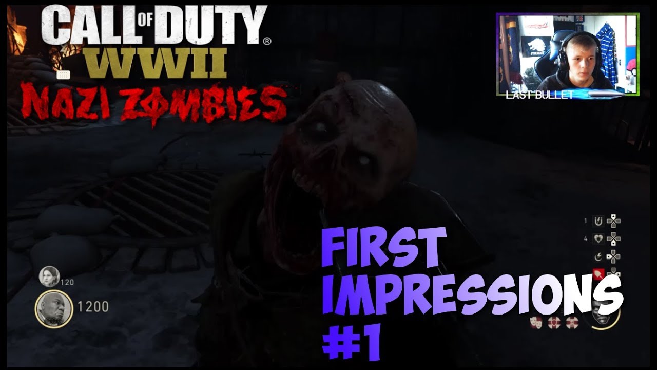 "FIRST IMPRESSIONS" COD WW2 Zombies #1 - YouTube