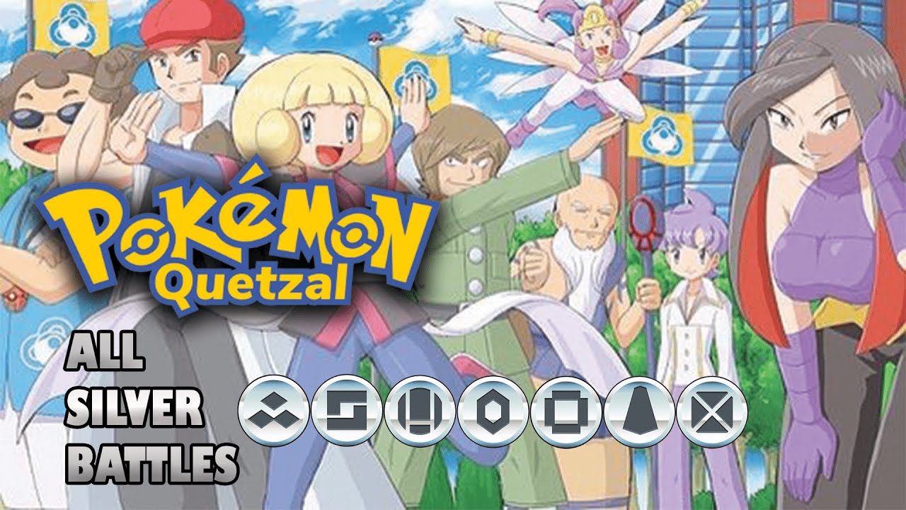 Pokemon Quetzal: All Silver Symbol Battles - YouTube