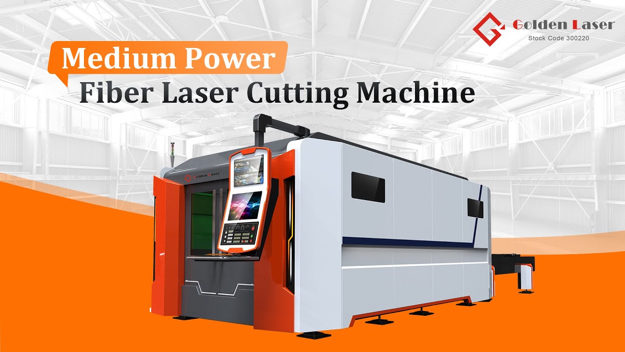 Medium Power Fiber Laser Cutting Machine | Golden Laser - YouTube