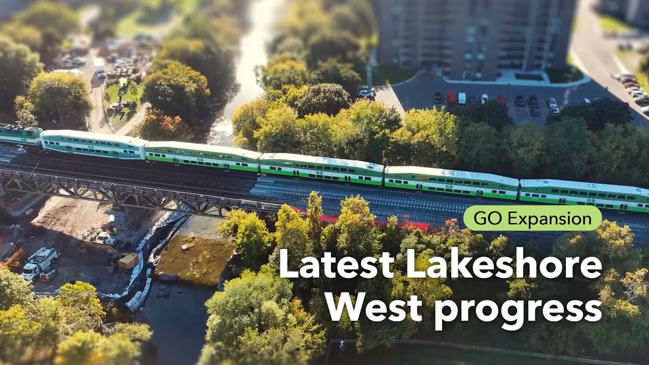 Lakeshore West progress overview - YouTube