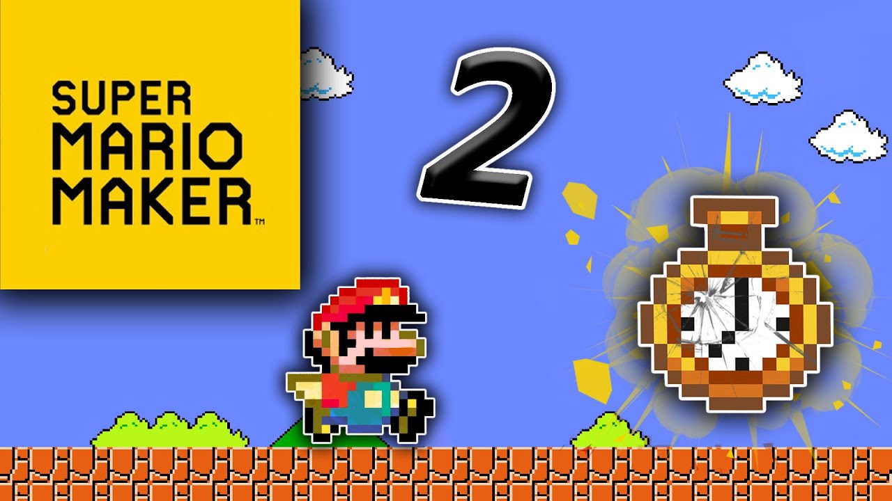 Super Mario Maker | Death by Speedrun | Expert #2 - YouTube