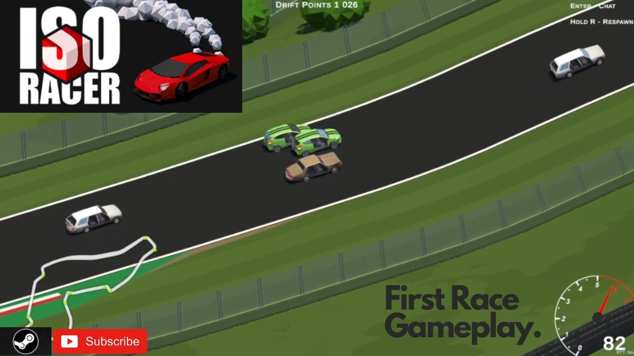 Iso Racer Gameplay - First Race - I Fail #steam - YouTube