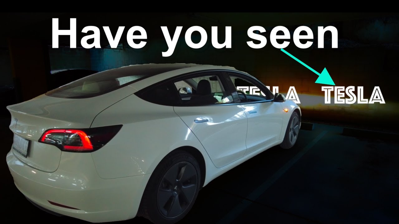 TESLA Light show 2022| Amazing and unique entertainment feature| Tesla ...