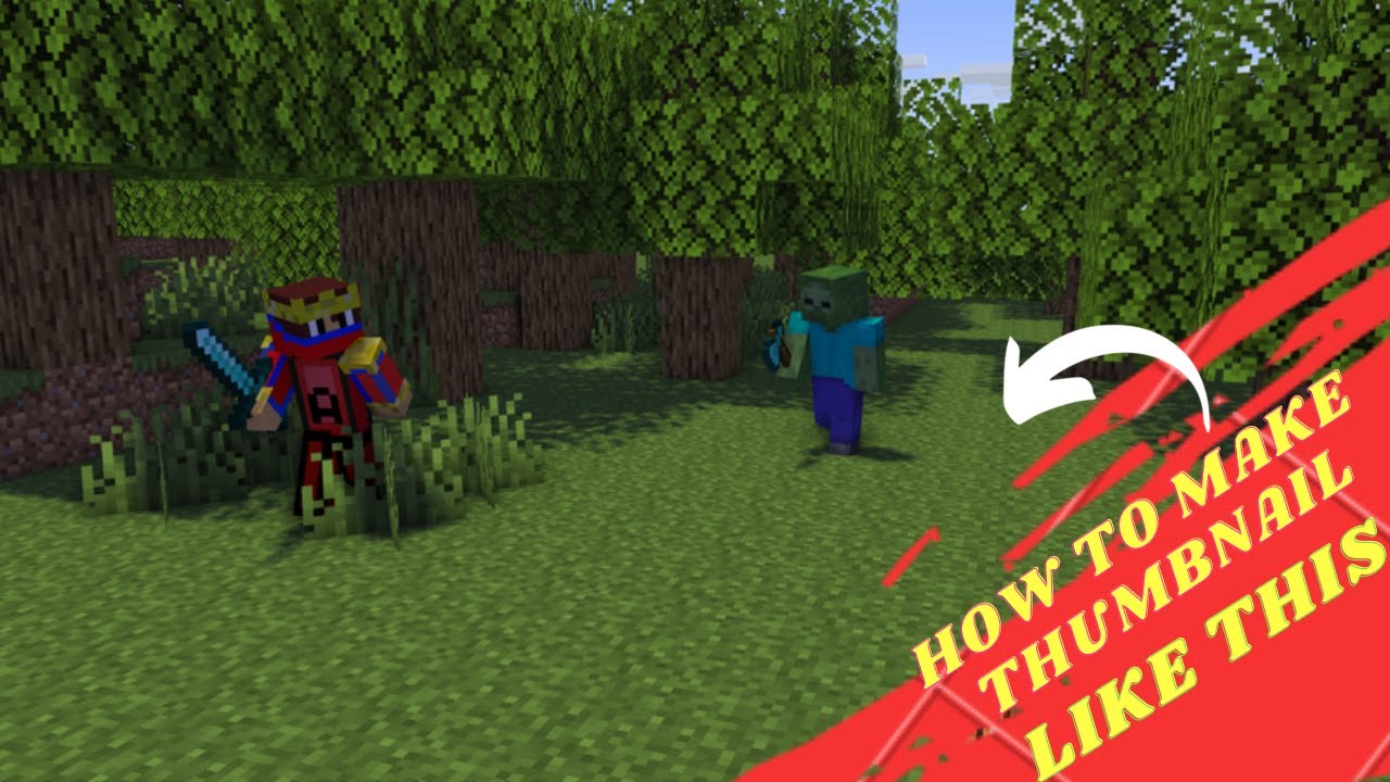 How To Make Minecraft Custom Thumbnail | Avalo gaming - YouTube