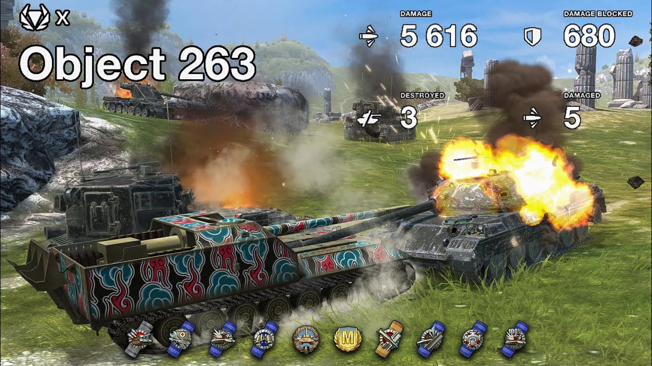 Object 263 - Mastery - 5616 damage - 3 kills - YouTube