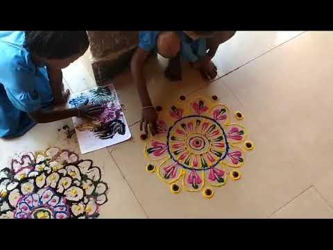 rangoli competition #fulbahadi sahi primary school #keonjhar #odisha ...