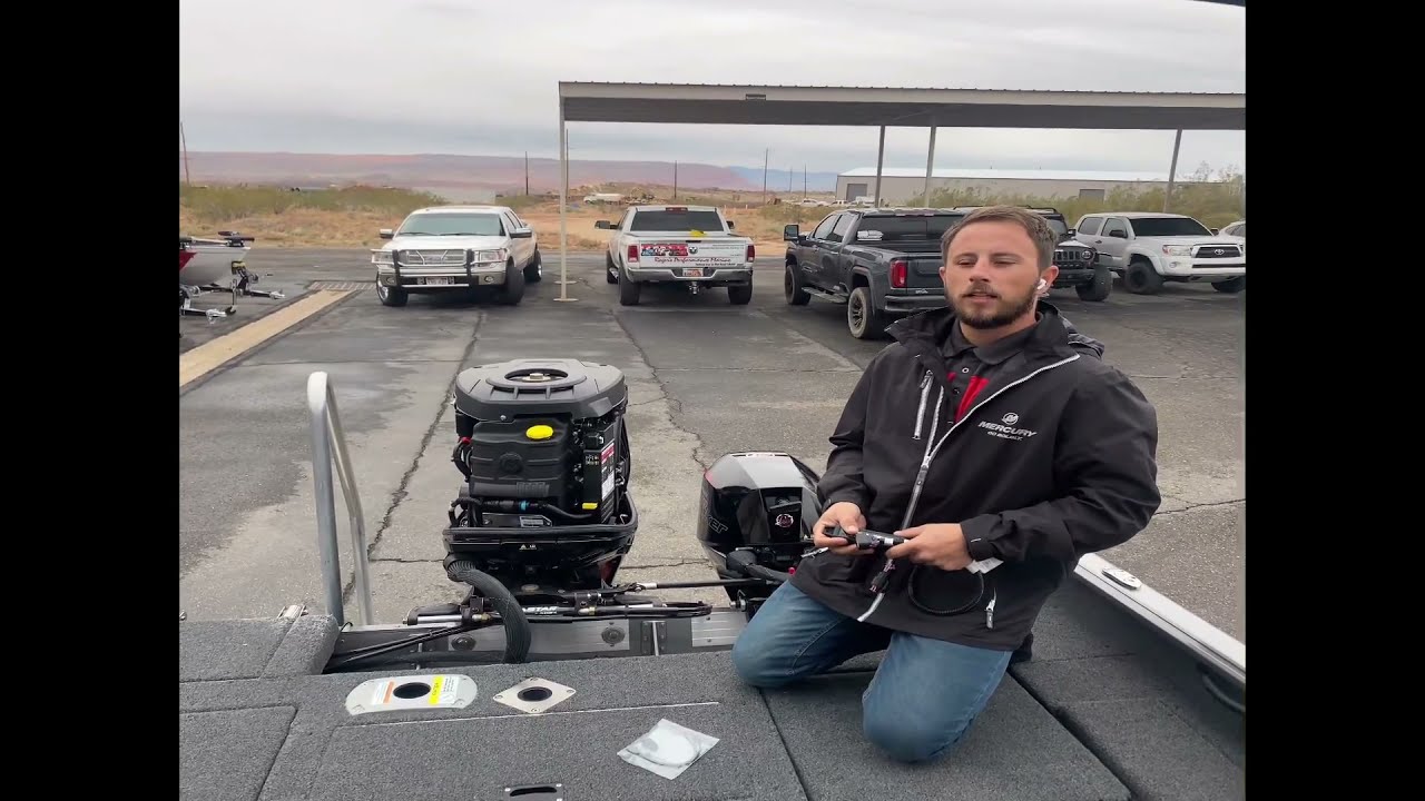 Mercury Vessel View Mobile Installation and Set up 150 PRO XS - YouTube