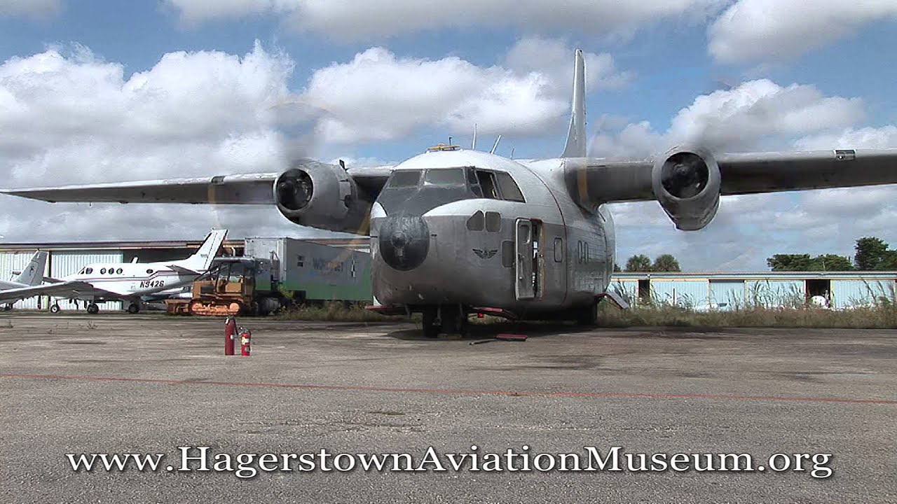 Fairchild C-123 Engine Start and Run Test - YouTube