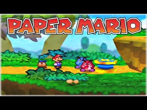 Paper Mario Nintendo 64 Gameplay Walkthrough Part 2 - Red & Blue Goomba ...