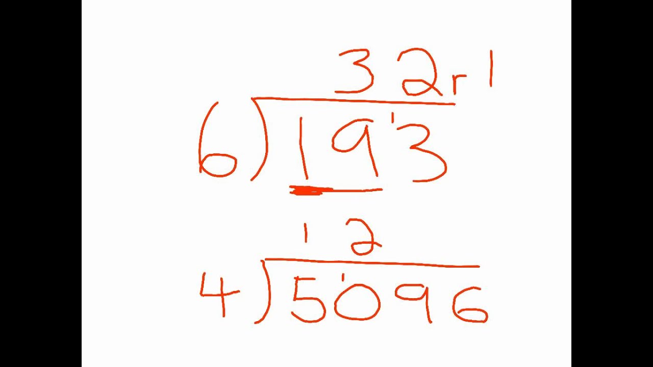Division With Big Numbers YouTube Division With Big Numbers YouTube