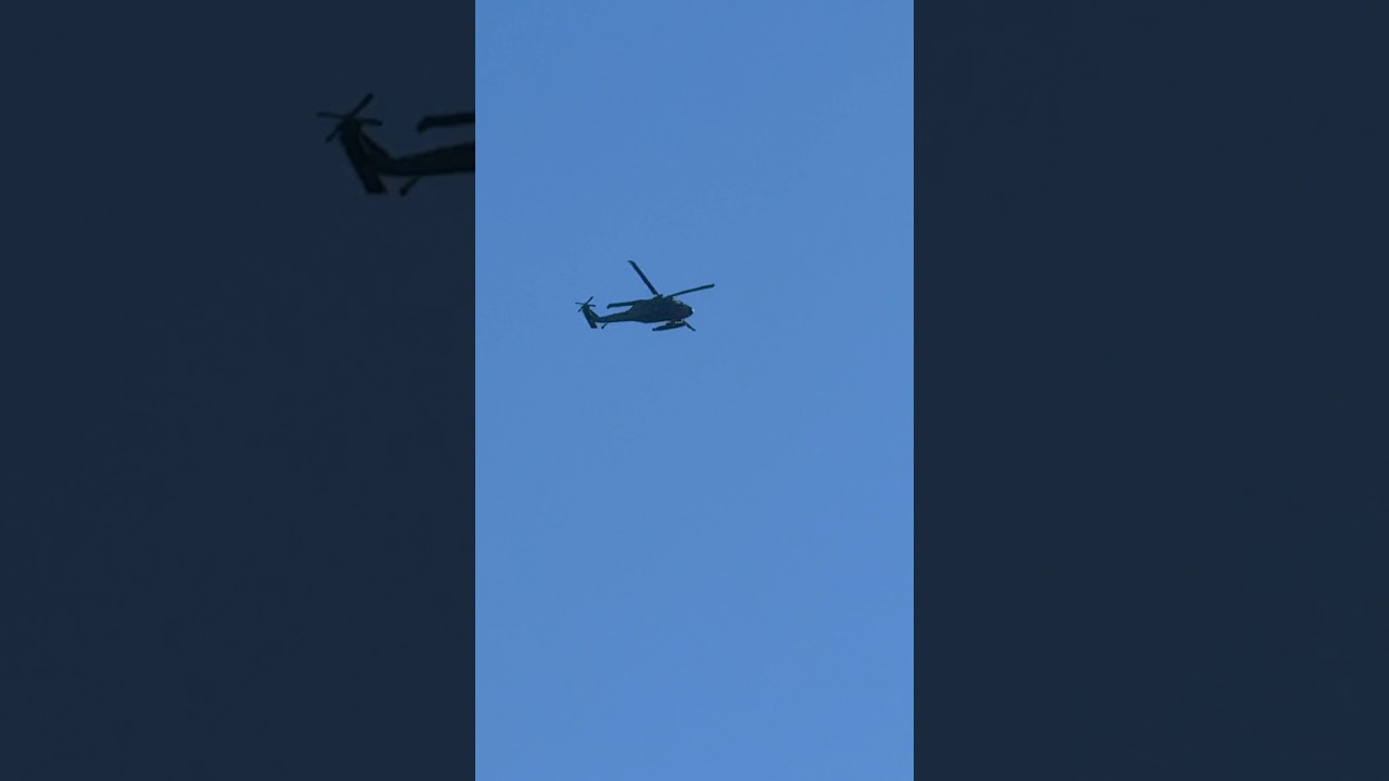Blackhawk with external fuel tanks! - YouTube