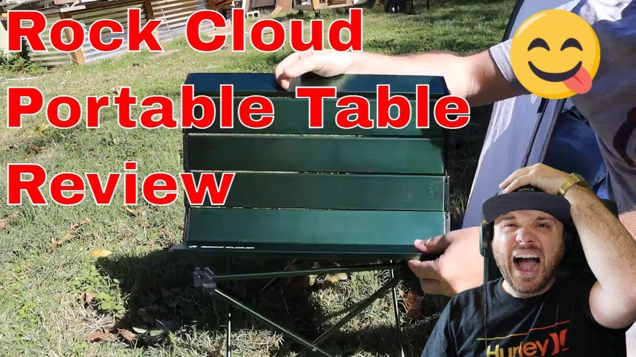 Rock Cloud Portable Camping Table Review - YouTube