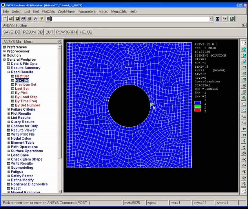 Postprocessing a Helius:MCT analysis in Ansys MAPDL - YouTube