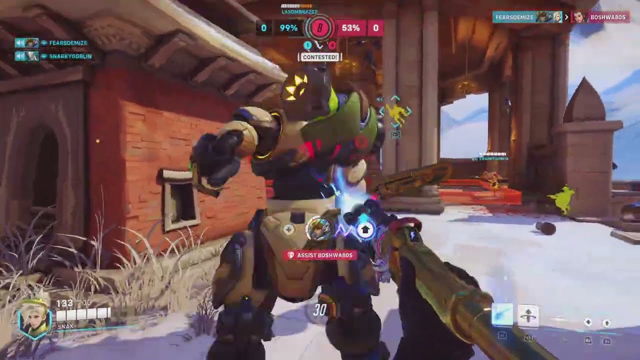 Overwatch 2 Mercy rank silver 5 // soldier combo and risky revive plays ...