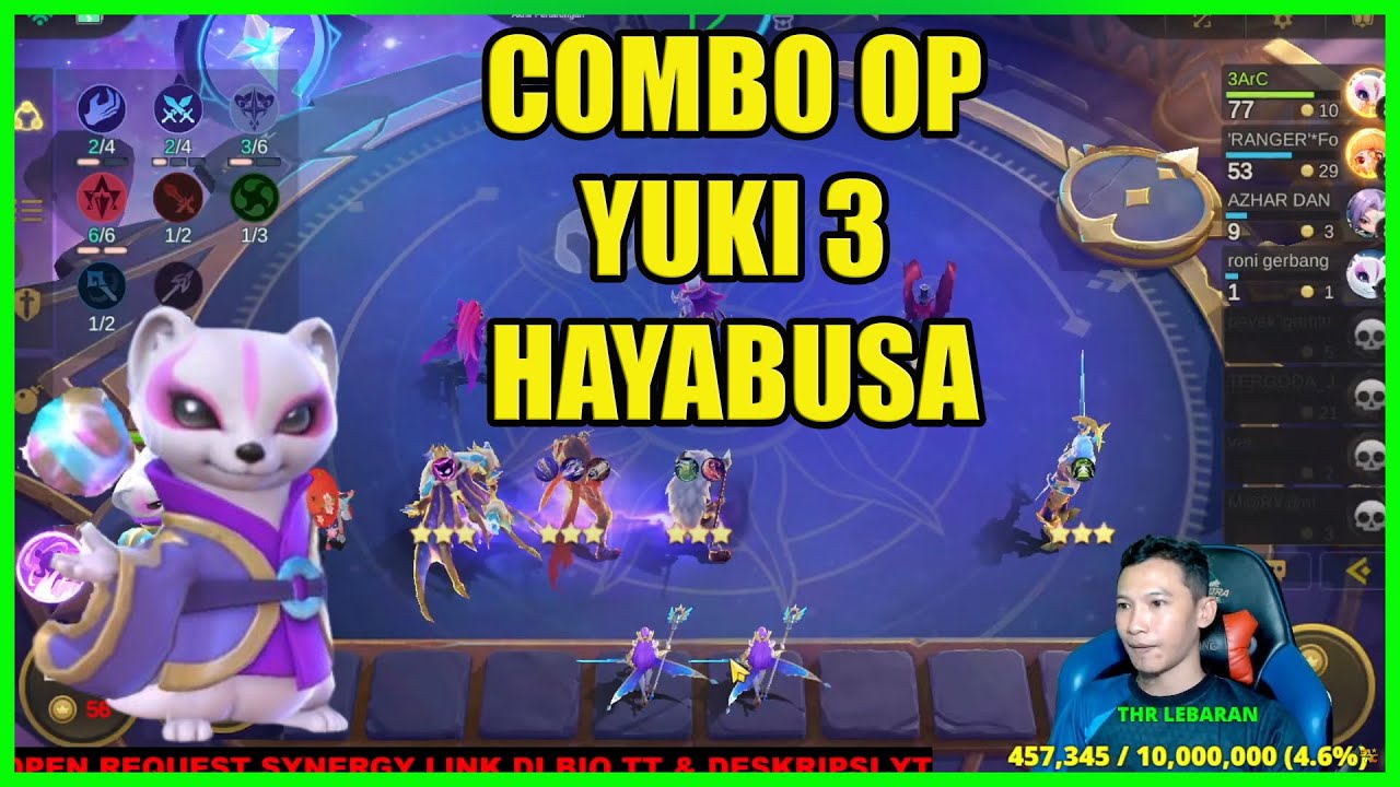MAGIC CHESS COMMANDER YUKI 3 | | HYPER HAYABUSA ASTRO VS MAGE - YouTube