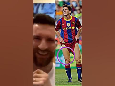Messi reacts to his leg muscle 🦵🏻😱🤣 - YouTube